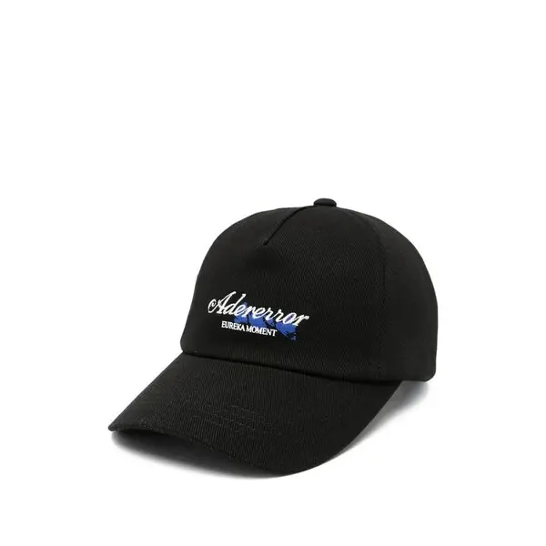 ADER ERROR Twill Weave Baseball Cap - Black