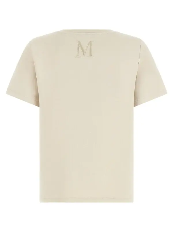 Max Mara Smmancy Cotton Blend T-shirt - Cream