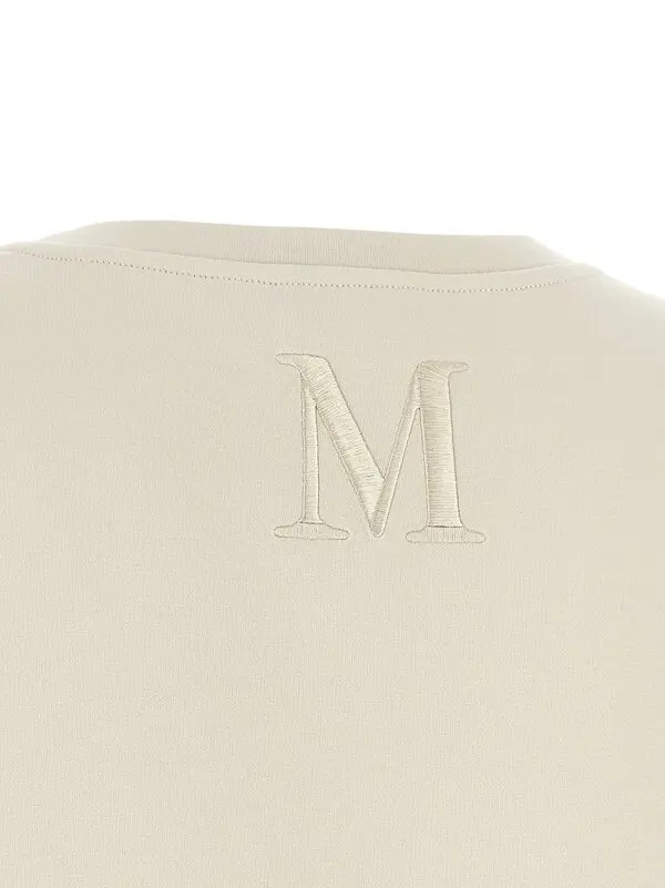 Max Mara Smmancy Cotton Blend T-shirt - Cream