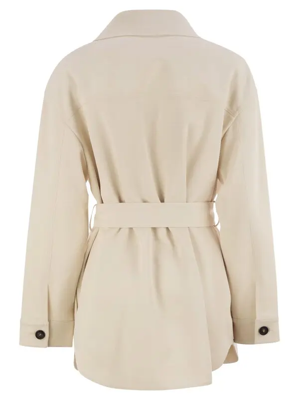 Brunello Cucinelli Viscose And Wool Safari Jacket