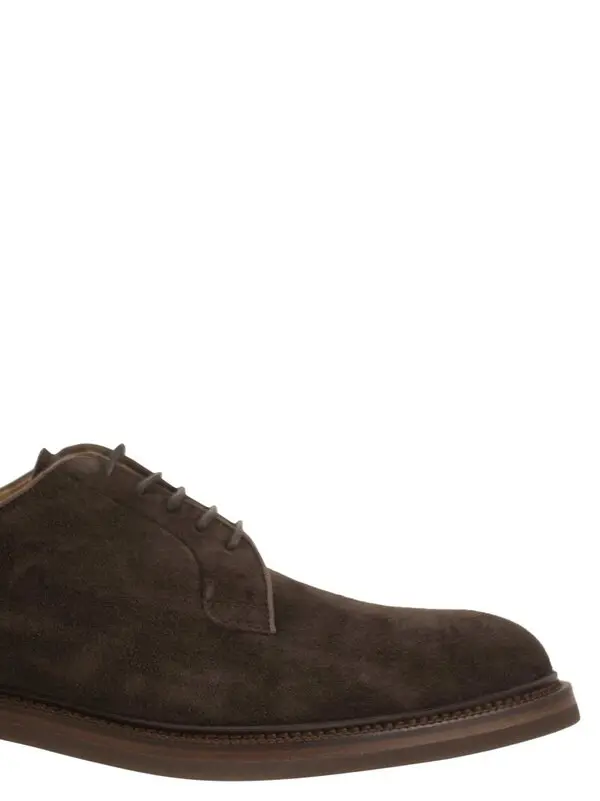 Brunello Cucinelli Derby Camoscio Corvino