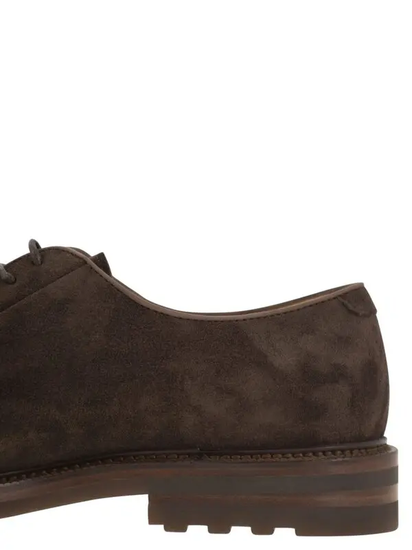 Brunello Cucinelli Derby Camoscio Corvino