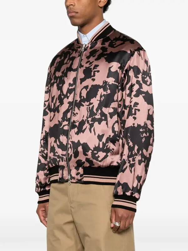Dries Van Noten Volker Reversible Bomber Jacket - Multicolor