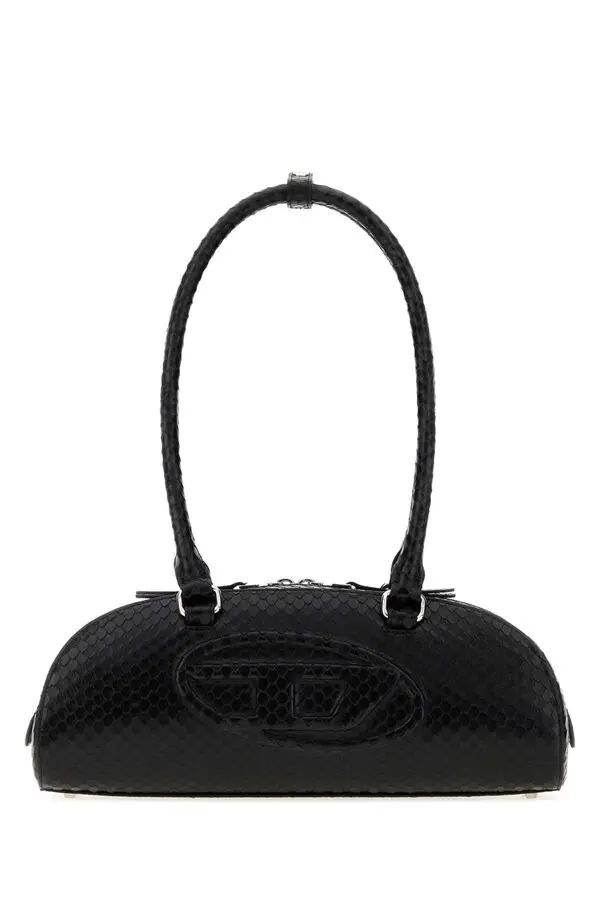 DIESEL® Leather 1dr Dome Shoulder Bag