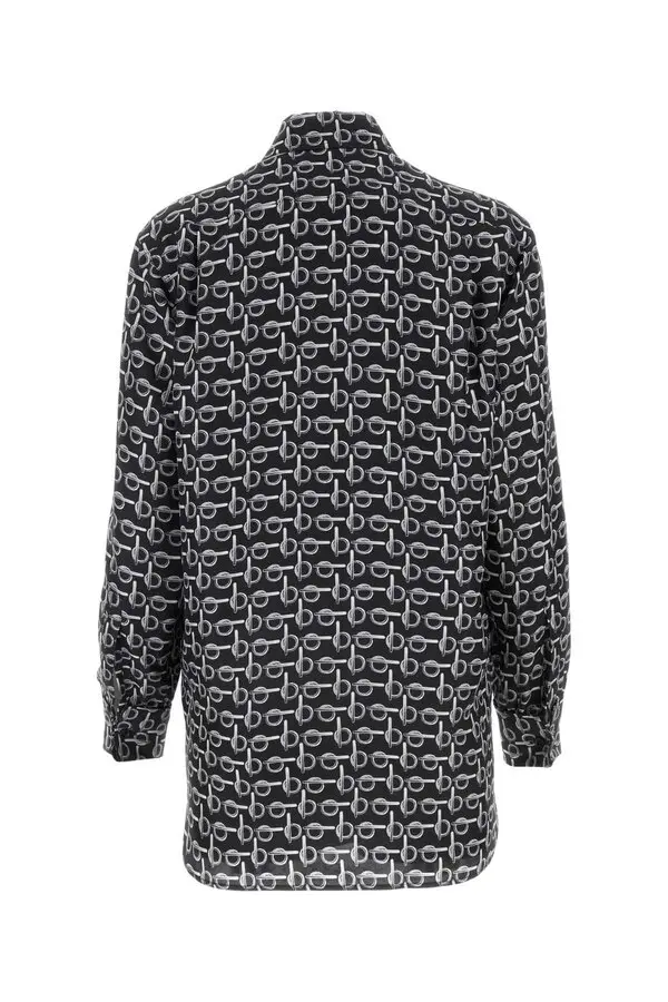 Burberry Printed Silk Shirt