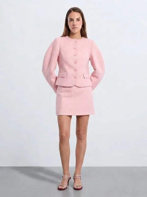 ROTATE BY BIRGER CHRISTENSEN Jacket With Cocoon Sleeves
