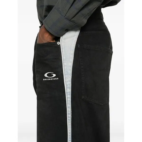 Balenciaga Denim Wide-leg Jeans