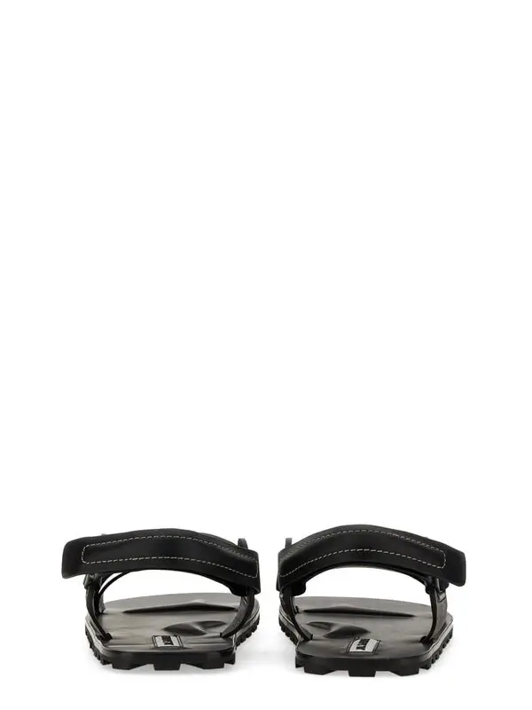 JIL SANDER Leather Low Sandals