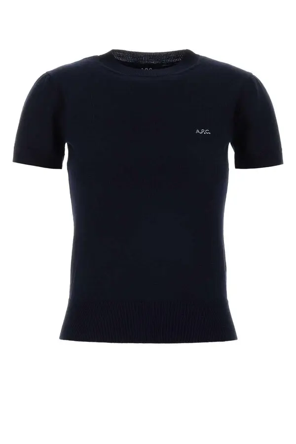 A.p.c. Wool Blend Gia Sweater - Blue