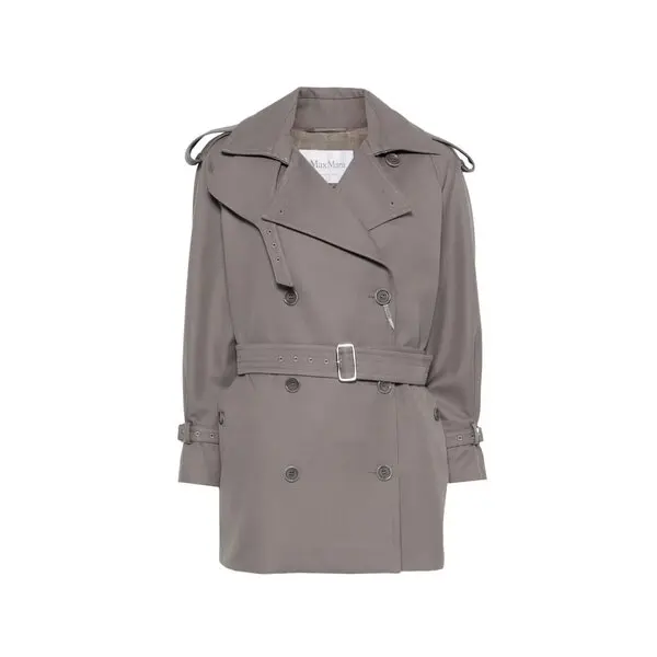 Max Mara Grey Coats Trench & Raincoats - Gray