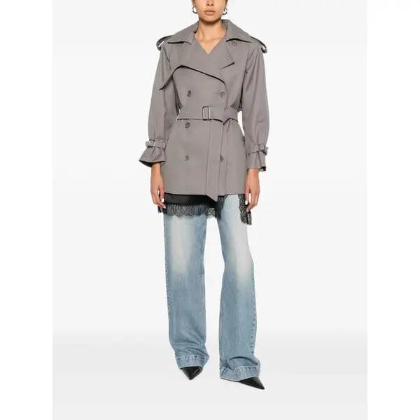 Max Mara Grey Coats Trench & Raincoats