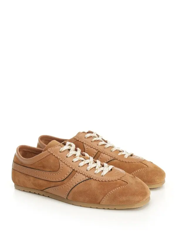 Dries Van Noten Suede Sneaker - Brown