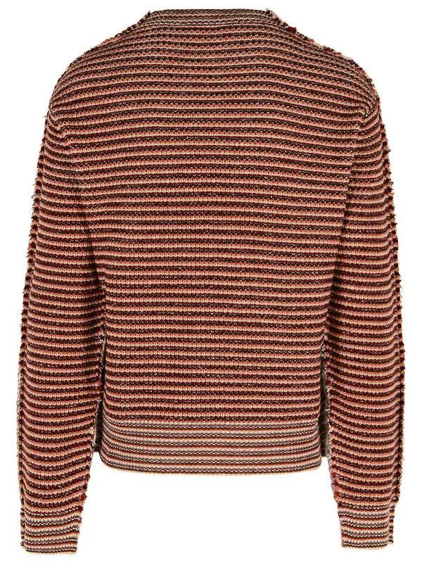Marni Mohair Blend Oversized Striped Sweater