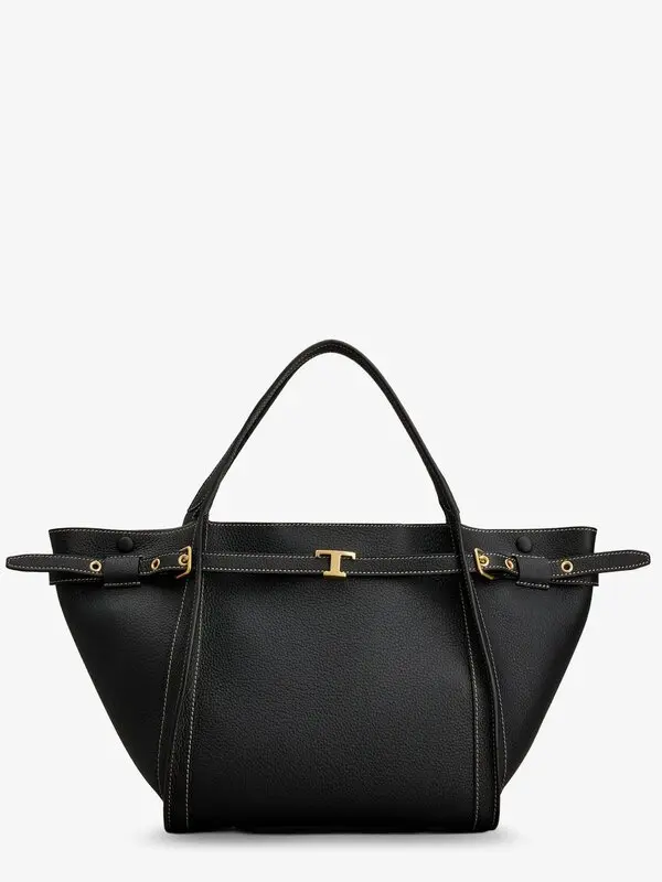 TOD'S Hammered Laeather Tote Bag - Multicolor