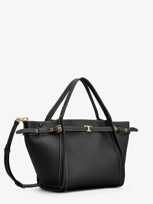 TOD'S Hammered Laeather Tote Bag - Multicolor