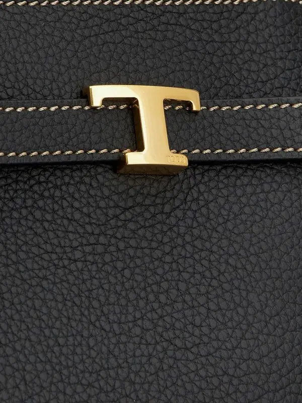 TOD'S Hammered Laeather Tote Bag - Multicolor