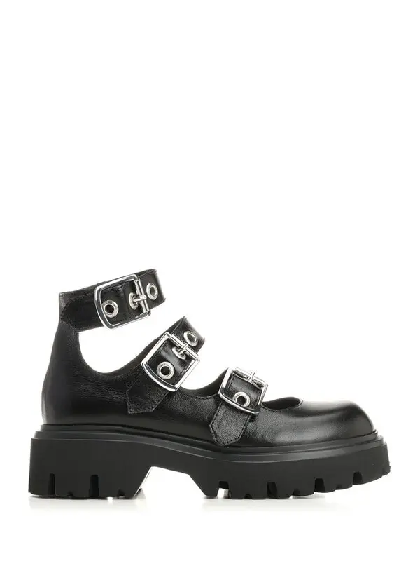 VIVIENNE WESTWOOD Bacchus Leather Sandals - Black