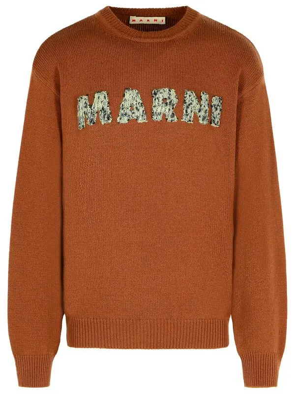 Marni Virgin Wool Sweater - Brown