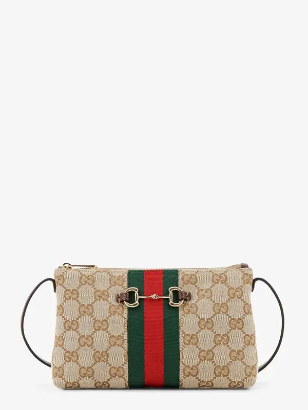 Gucci Gg Fabric Crossbody Bag - Cream