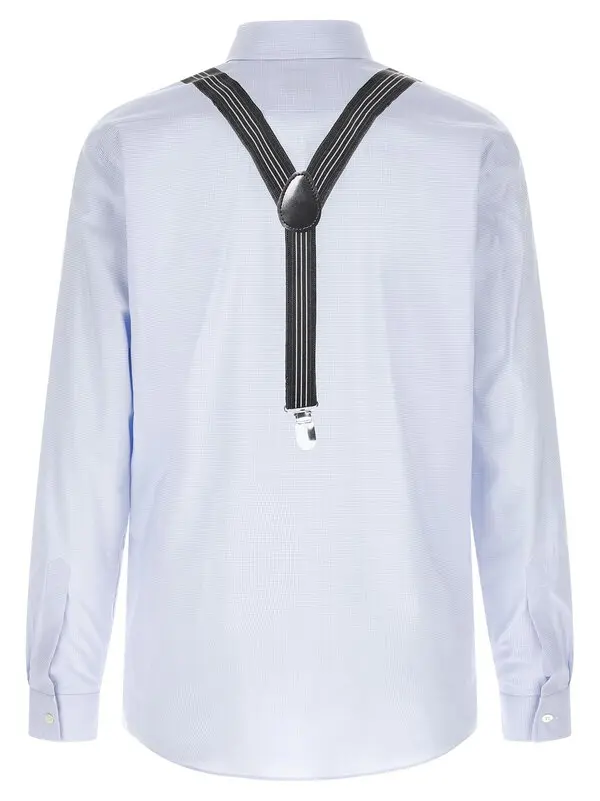 Moschino Trompe-l'œil Print Shirt - Blue