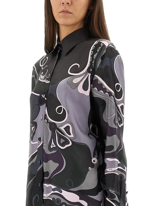 Emilio Pucci Orchid Print Shirt