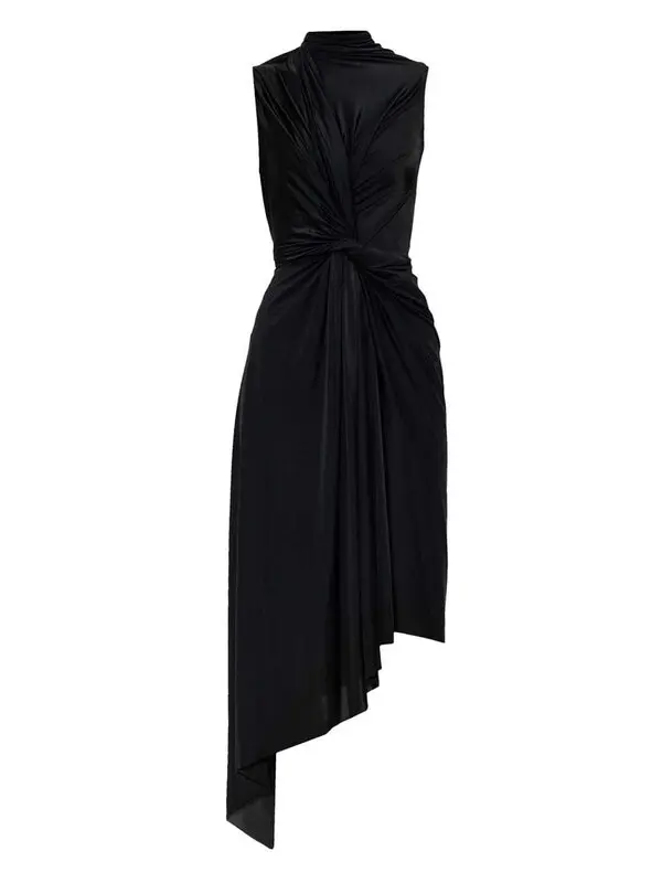 Balenciaga Asymmetrical Dress - Black