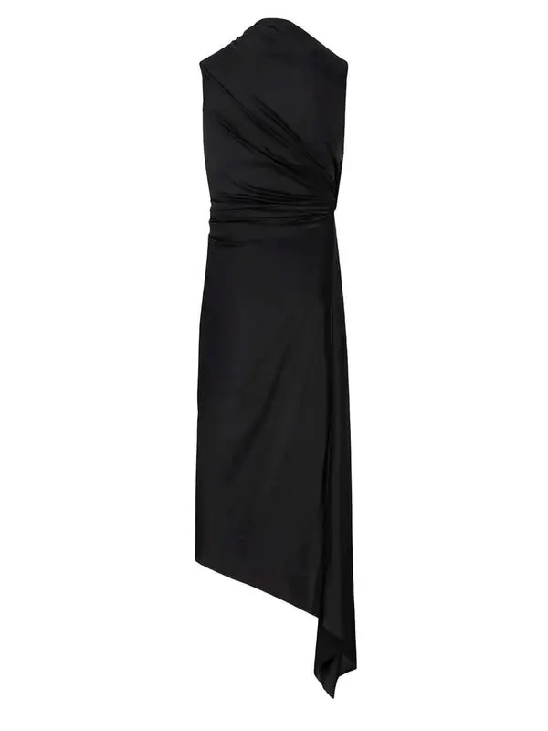 Balenciaga Asymmetrical Dress - Black