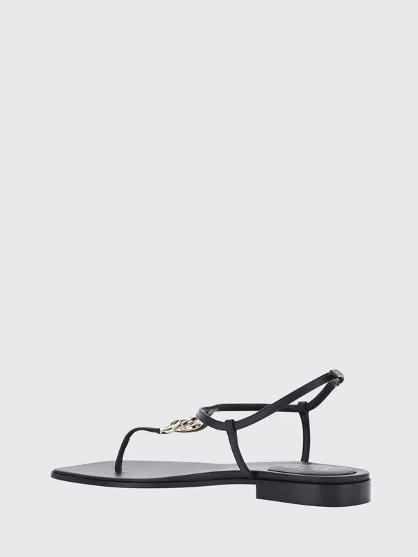 Gucci Leather Heeled Sandal - Black