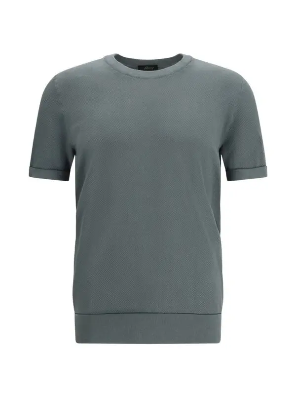 Brioni Piquet Cotton T-shirt