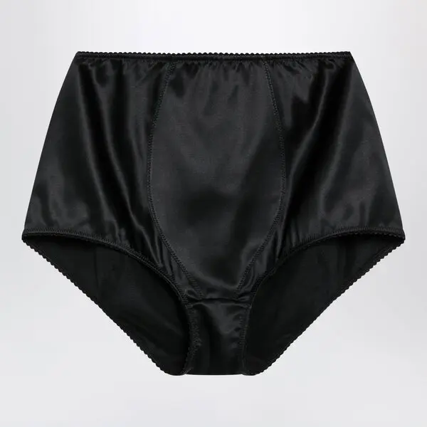 Dolce & Gabbana Satin Culottes - Black