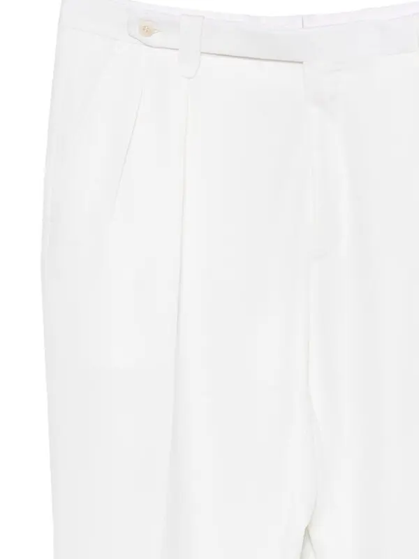 Brioni Elba Wool Trousers - Multicolor