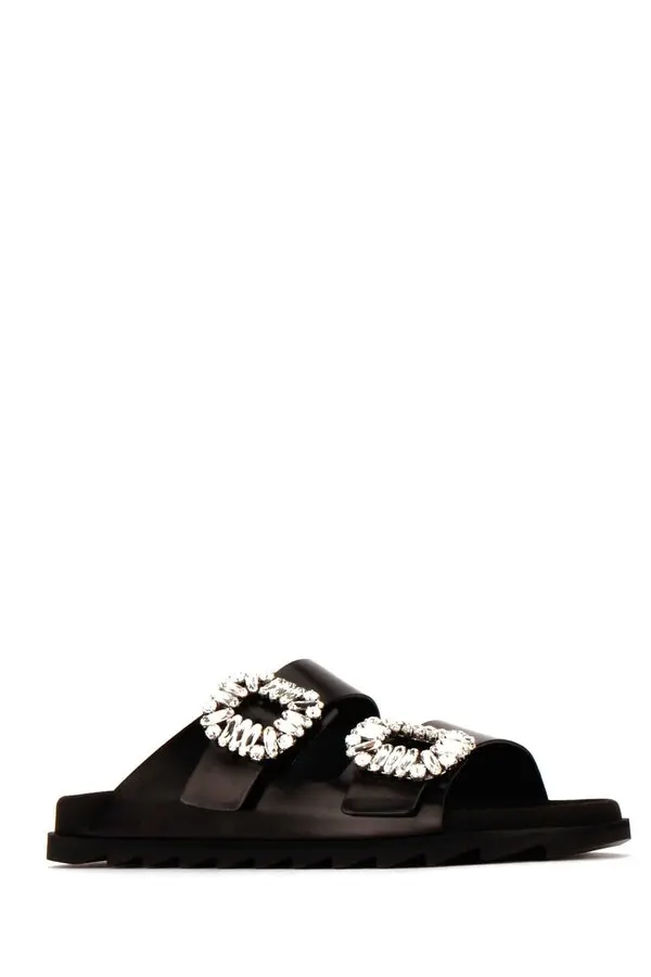 ROGER VIVIER Slidy Viv Strass Buckle - Multicolor