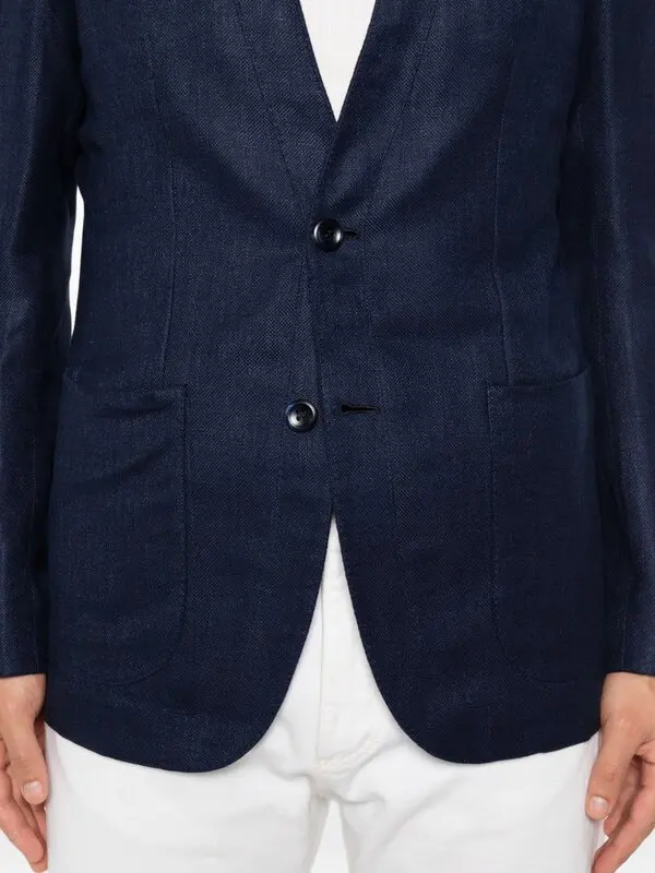 Brioni Linen And Silk Blend Jardigan