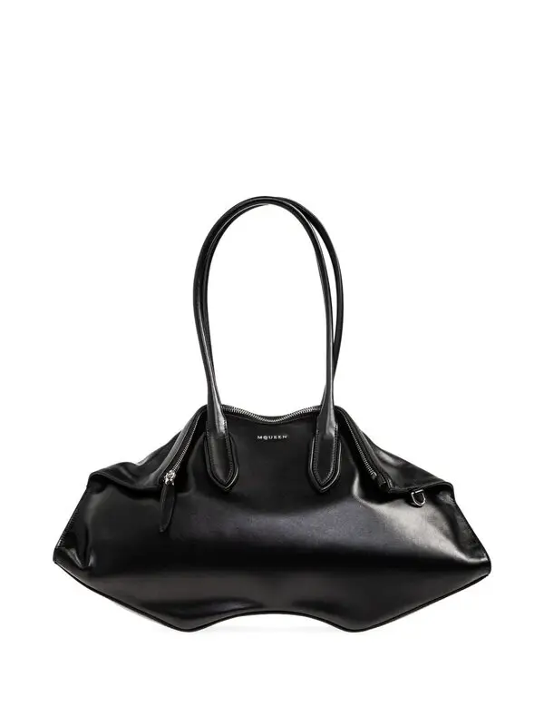 Alexander McQueen Manta Nappa Leather Bag - Black