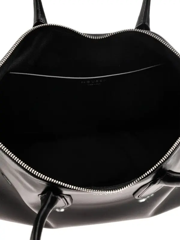 Alexander McQueen Manta Nappa Leather Bag - Black