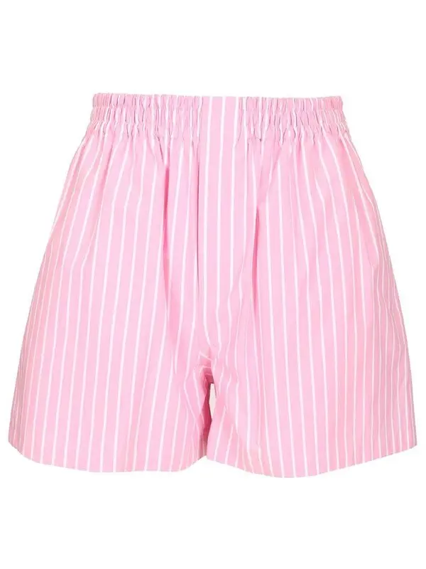 Balenciaga Striped Cotton Poplin Boxers - Multicolor