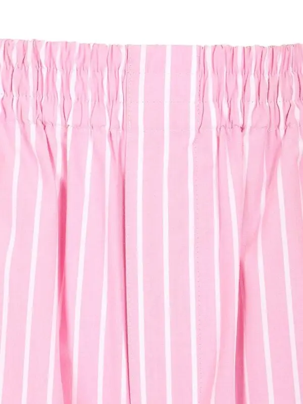 Balenciaga Striped Cotton Poplin Boxers