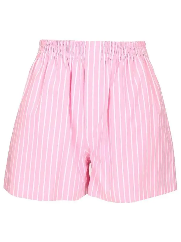 Balenciaga Striped Cotton Poplin Boxers - Multicolor