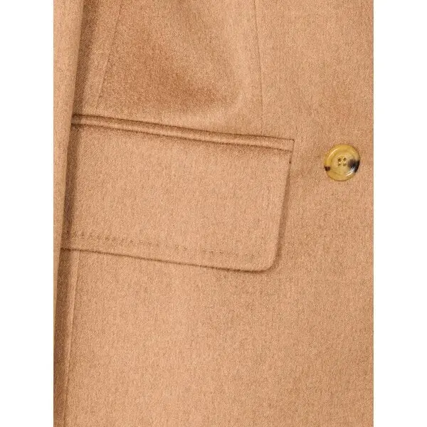 Max Mara Double-breasted Camel Hair Jacket - Brown