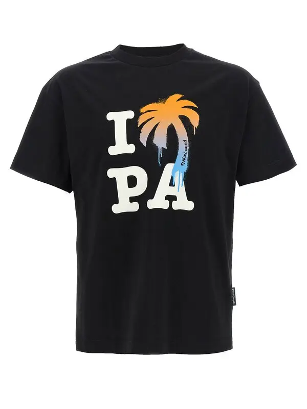 Palm Angels I Love Pa' T-shirt - Black