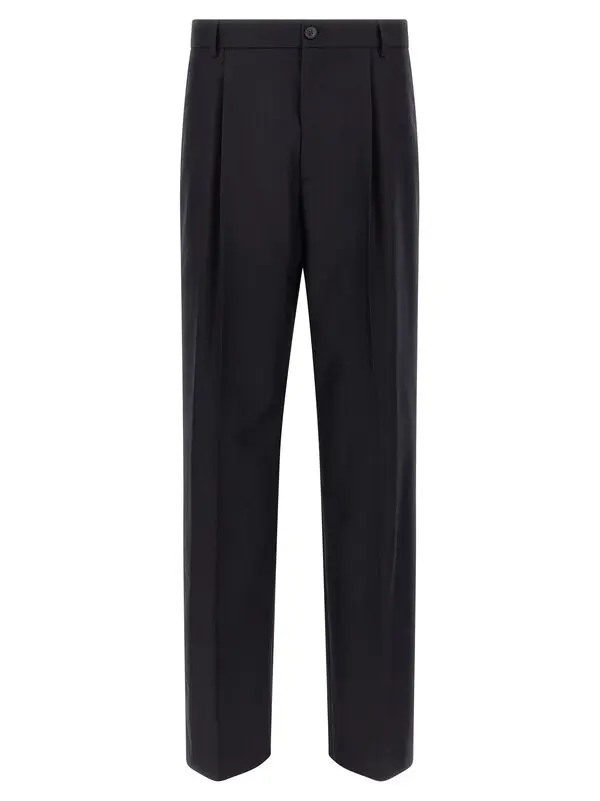 Dries Van Noten Penrud Wool Pants - Blue