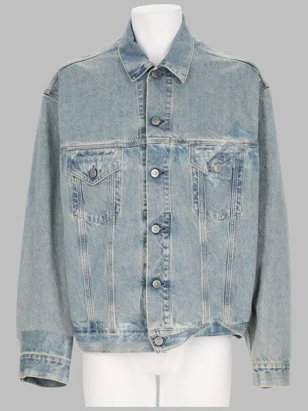 MAISON MARGIELA Giacca In Denim Taped - Blue