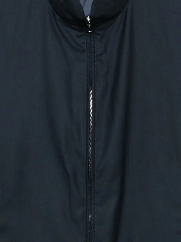 Giorgio Armani Cashmere And Silk Blend Blouson Jacket
