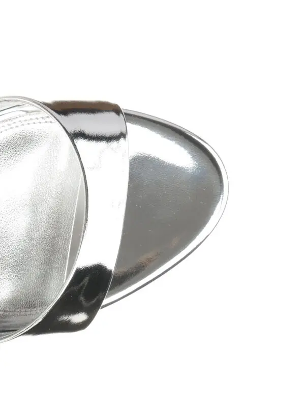 Paris Texas Lidia Mule - Silver