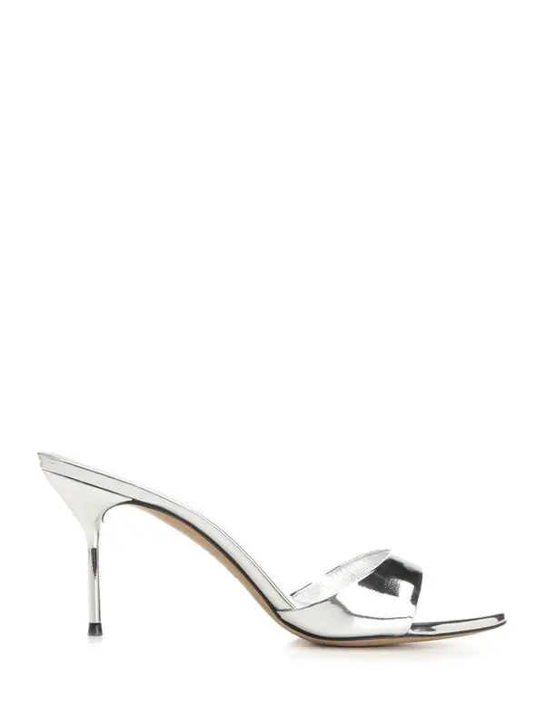 Paris Texas Lidia Mule - Silver