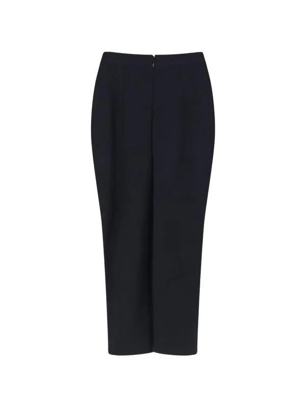 Givenchy Crêpe Cady Midi Skirt - Black