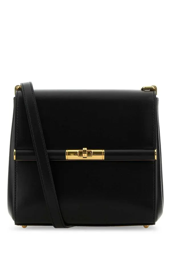 Dolce & Gabbana Leather Marlene Crossbody Bag - Black