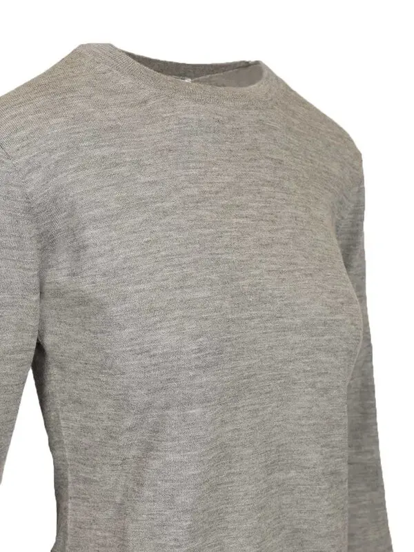 Max Mara Cashmere Crew Neck Sweater - Gray