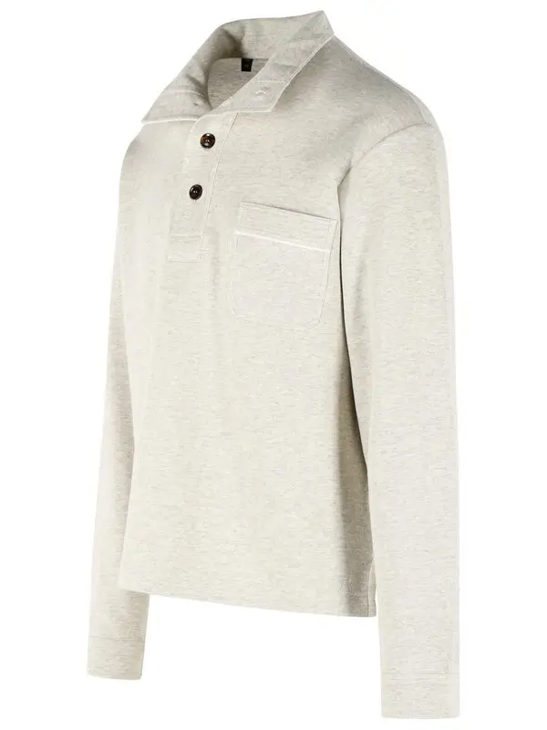 TOM FORD Ivory Cotton Blend Sweater