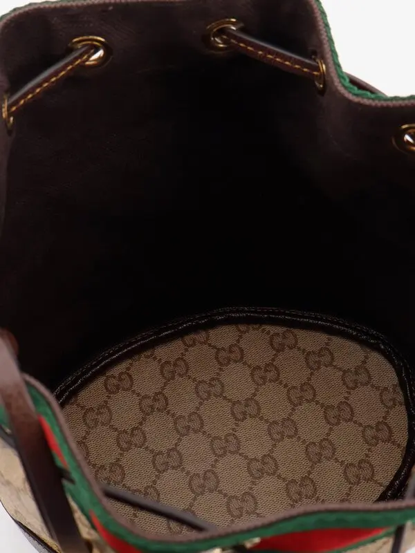 Gucci Venice Gg Fabric Bucket Bag